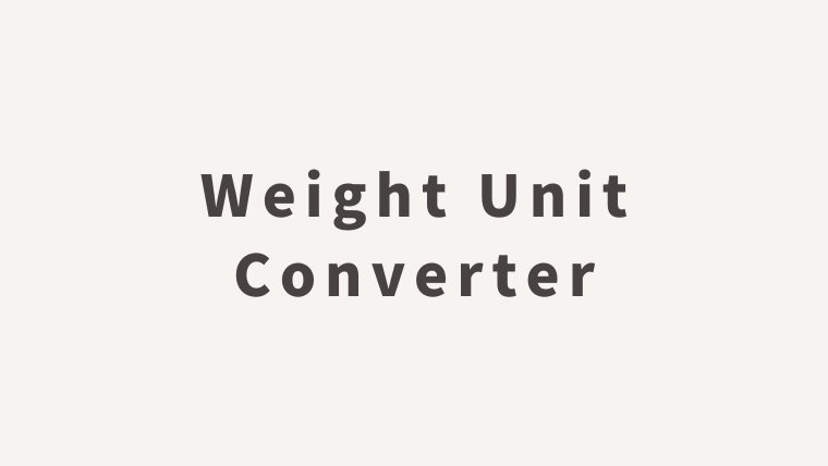Weight Unit Converter – Kg to Lbs, Grams, Ounces & 35+ Units | ToolNest